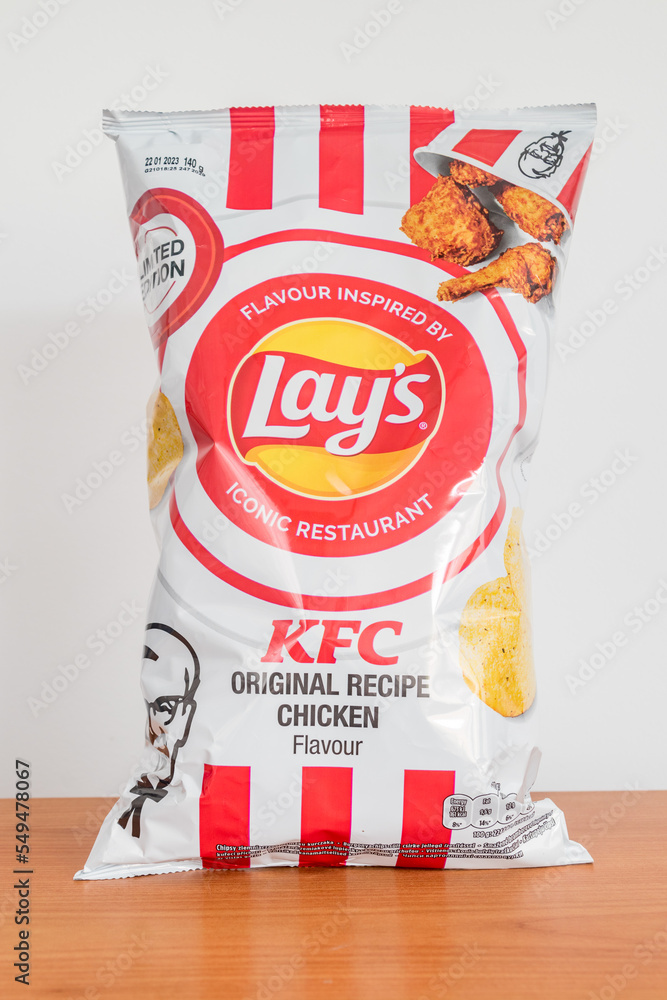 Pruszcz Gdanski, Poland - September 26, 2022: Pack of Lay's chips ...