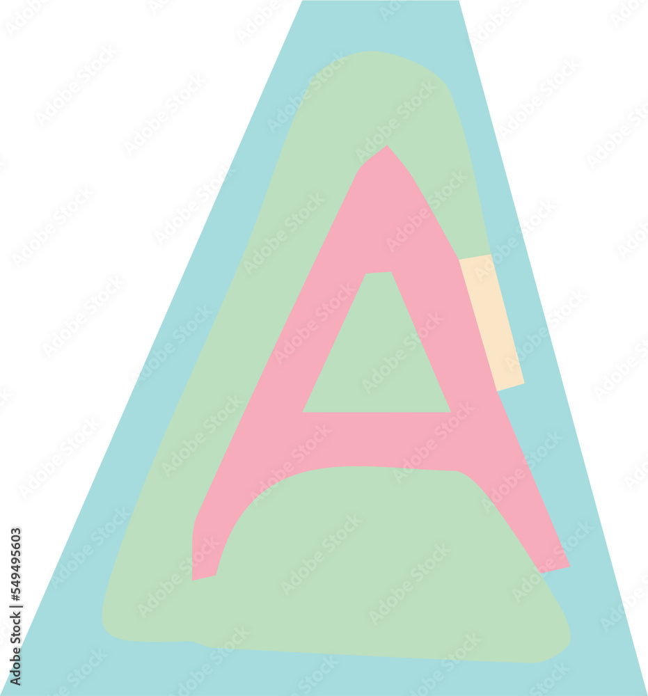 Magazine Cutout Alphabet Letter A, Ransom Note Letter A, Uppercase ...