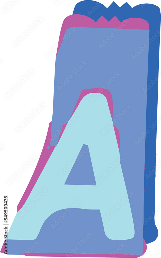 Magazine Cutout Alphabet Letter A, Ransom Note Letter A, Uppercase ...