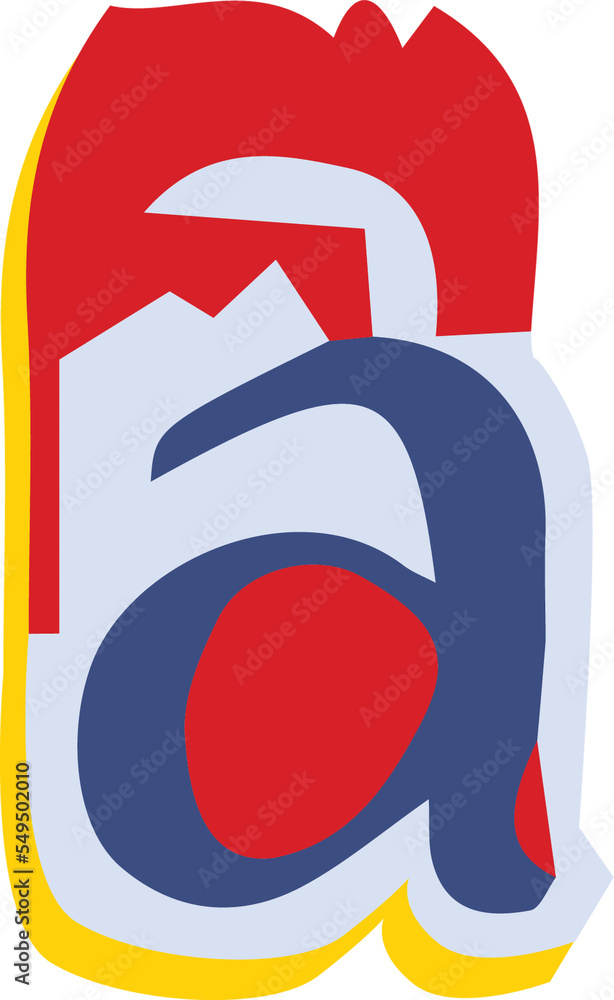 Magazine Cutout Alphabet Letter A, Ransom Note Letter A, Lowercase ...