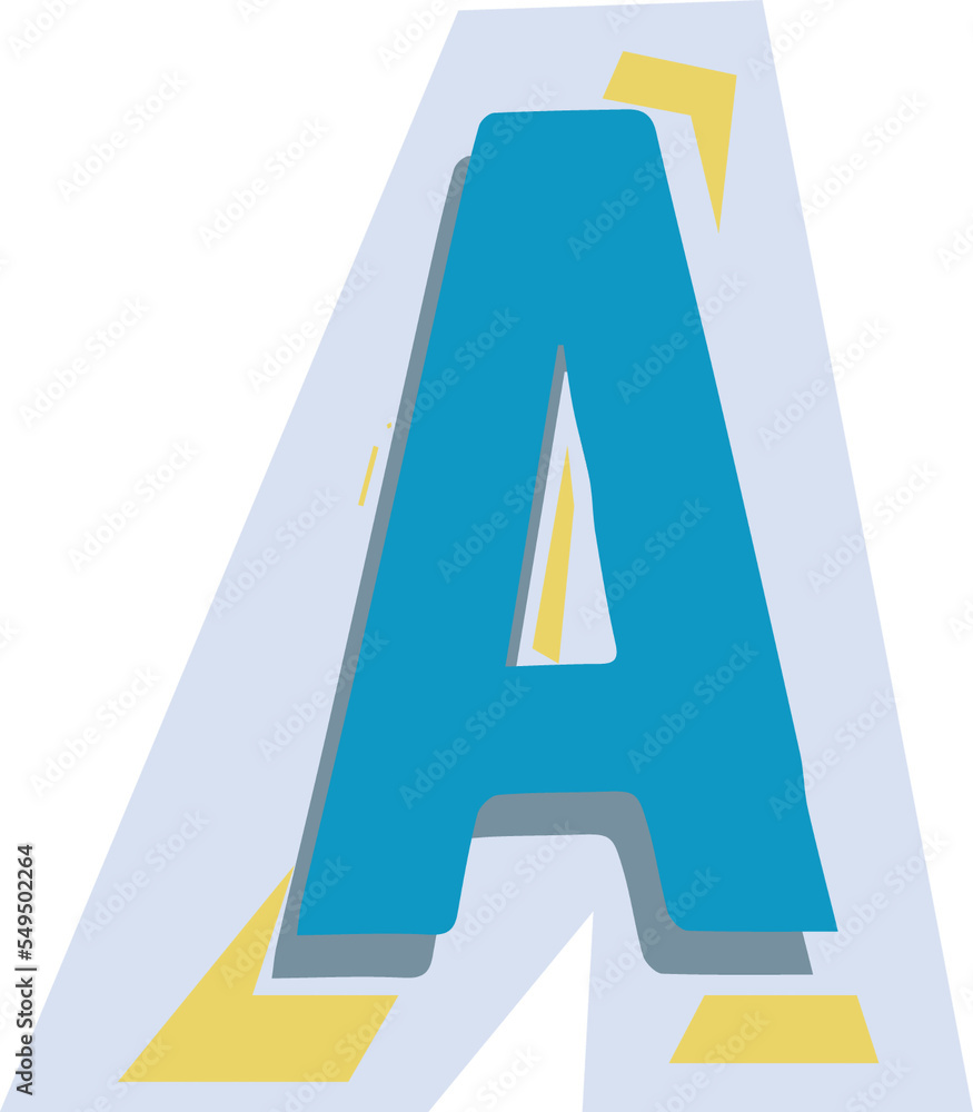 Magazine Cutout Alphabet Letter A, Ransom Note Letter A, Uppercase ...