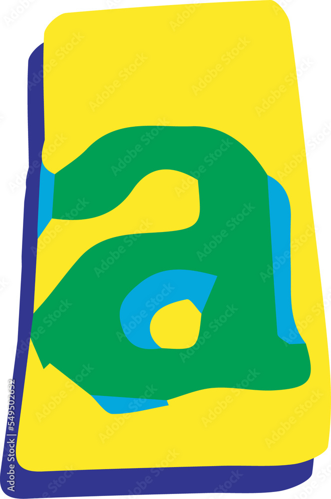 Magazine Cutout Alphabet Letter A, Ransom Note Letter A, Lowercase ...