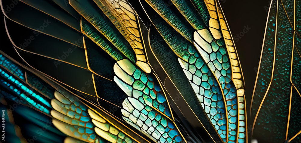 Dragonfly Wings Close Up