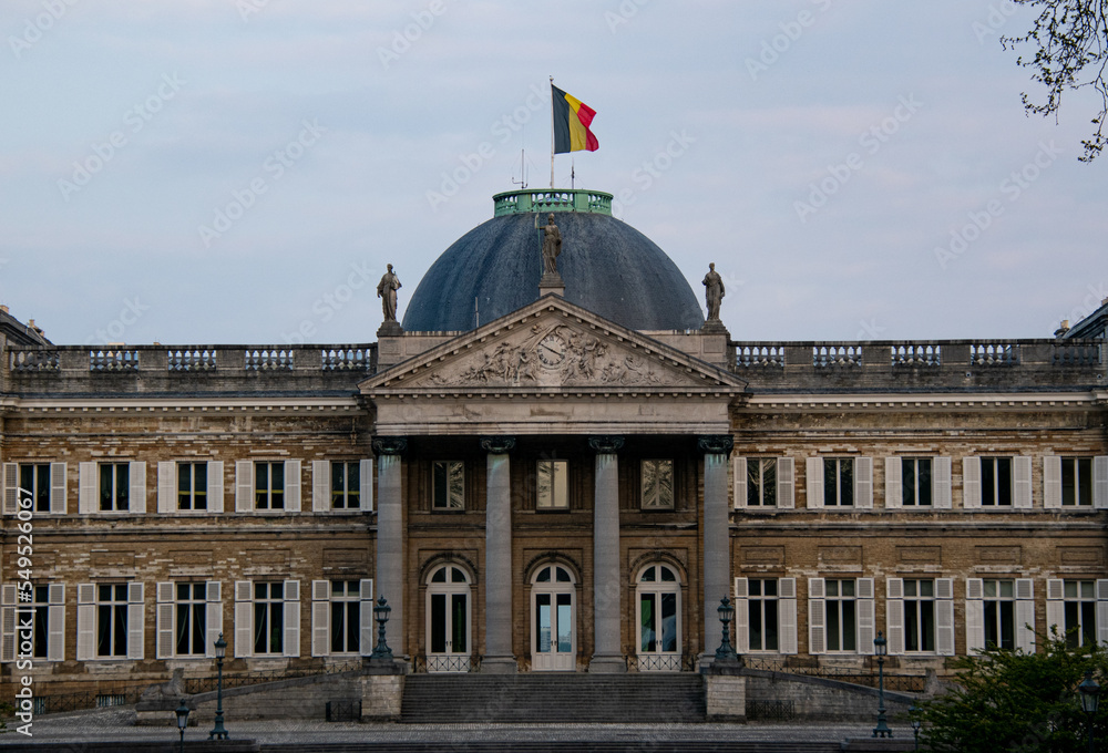 Royal Palace of Laeken, Home of the king of Belgium Stock Photo | Adobe ...