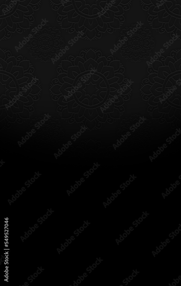 Black background design . Luxury background with pattern for Template ...