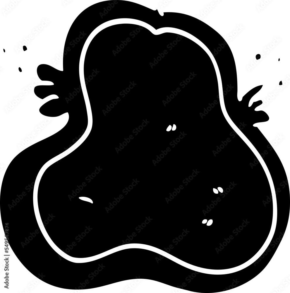 cartoon amoeba Stock Vector | Adobe Stock