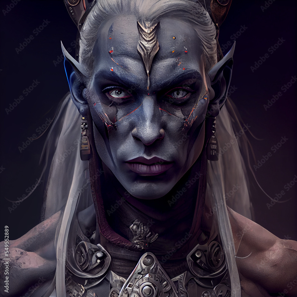 Dark Elf Warrior, AI Stock Illustration | Adobe Stock Dark Elf Warrior, AI Stock Illustration | Adobe Stock