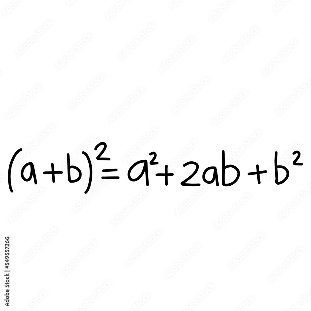 doodle math formulas Stock Vector | Adobe Stock