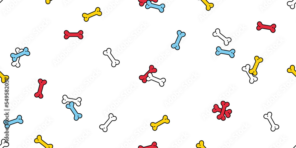 Cartoon Dog Bones Background