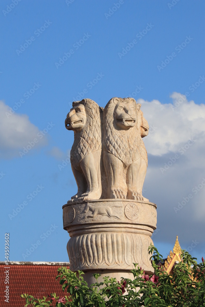 The pillar of Ashoka the Emperor was known as Ashok stambha Stock Photo ...