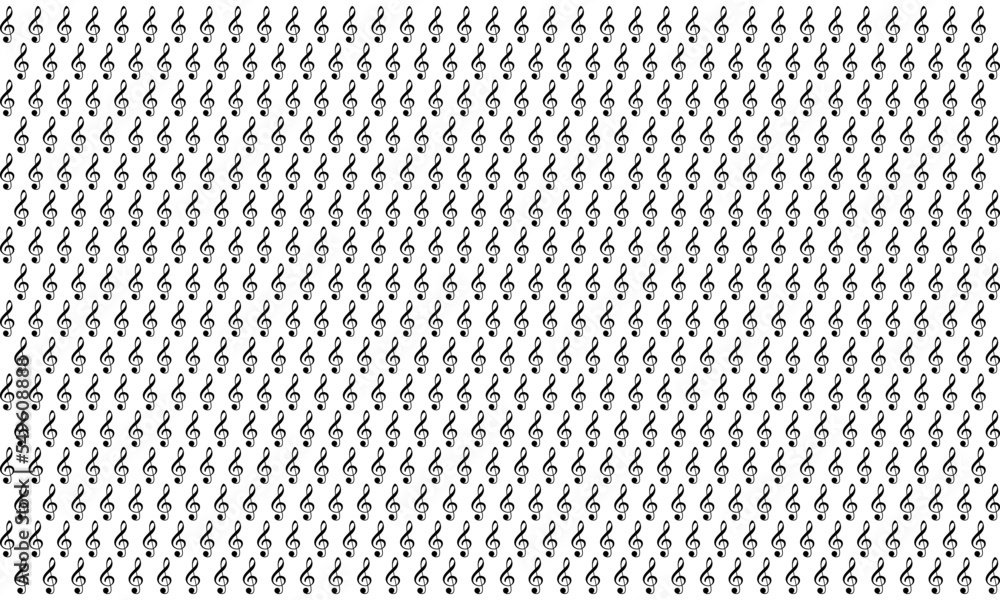 Motifs Pattern Inspired by Musical Note Icon Symbol for Decoration ...