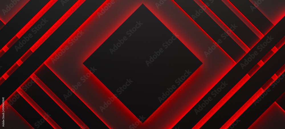 Ultra hd red neon light Black background abstract 3d texture black ...