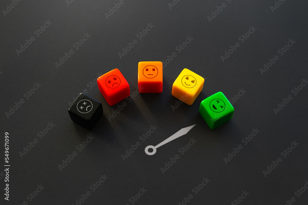 Mood rating. Counter arrow. Service satisfaction. Quality assessment ...