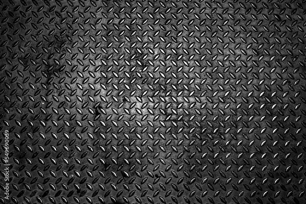 Seamless metal texture, Table of steel sheet for background. black ...