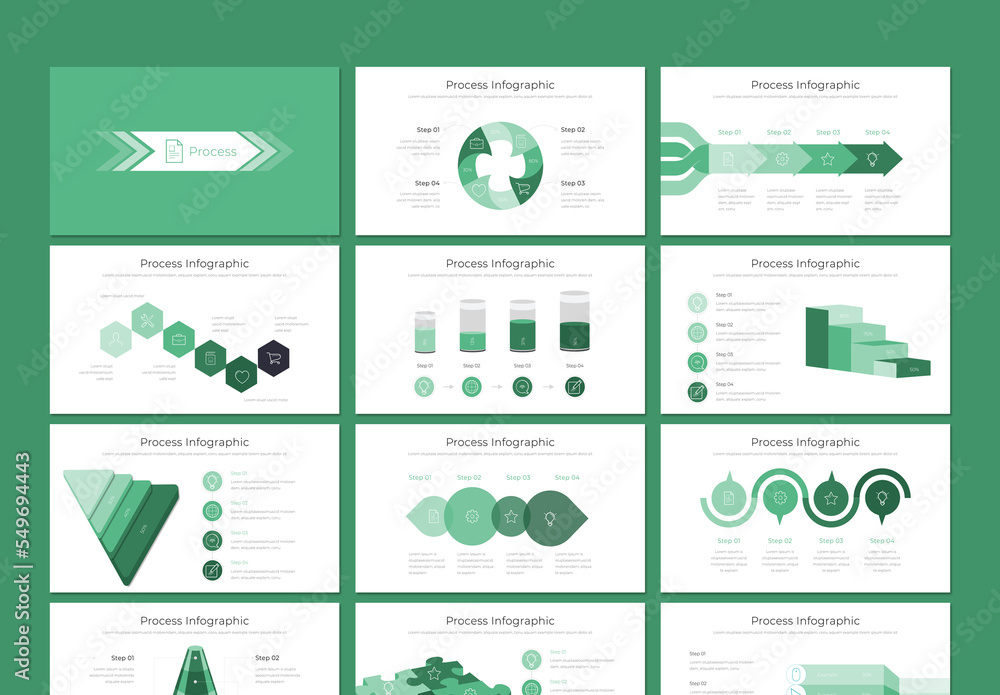 Infographic Presentation Layout Stock Template | Adobe Stock