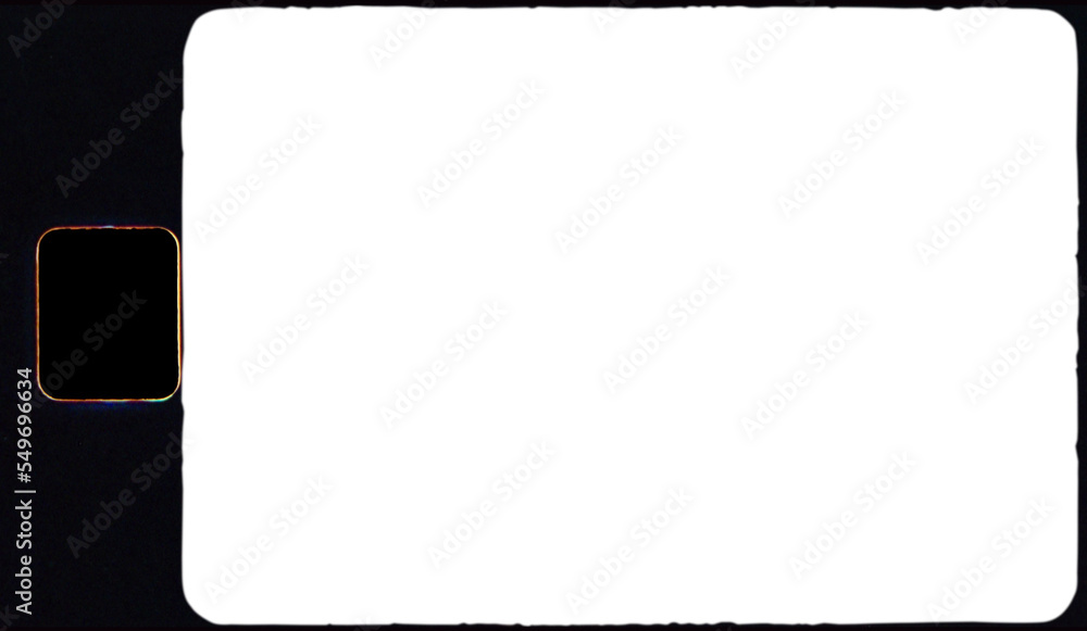 8mm Film Frame Matte Stock Illustration | Adobe Stock