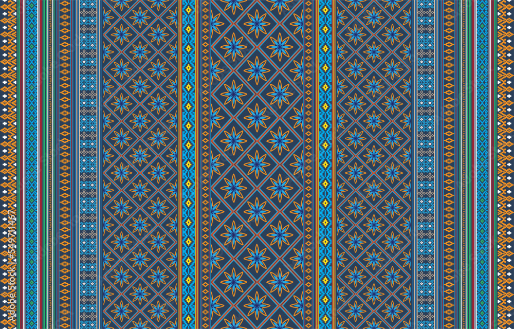 Gypsy pattern tribal ethnic motifs geometric vector background. Doodle ...