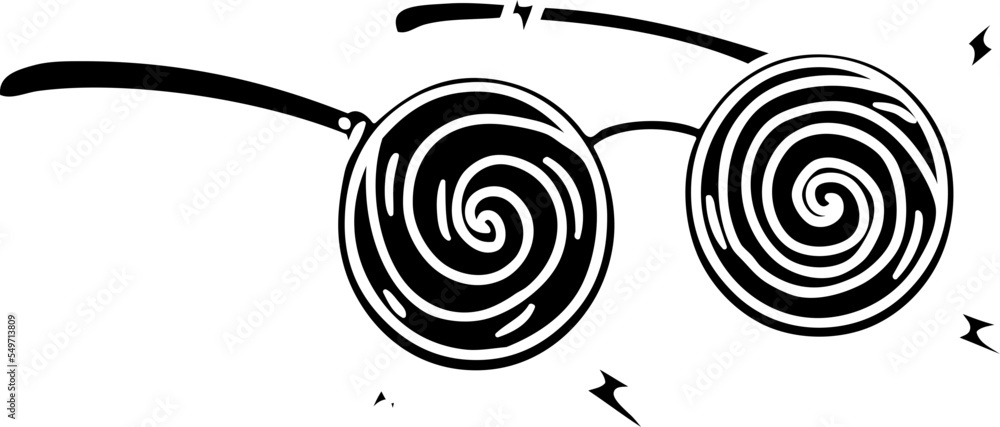 cartoon x-ray specs Stock Vector | Adobe Stock