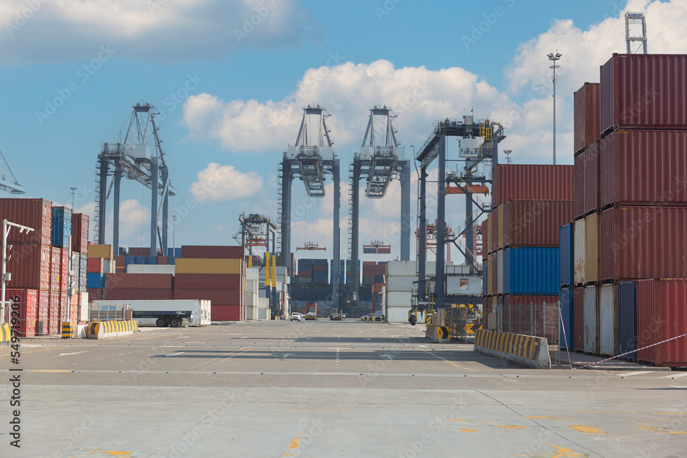 Sohar Port Container Terminal in the Sultanate of Oman Sohar Industrial ...