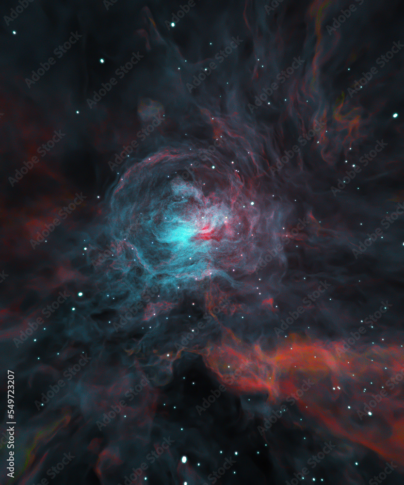 Spiral swirly nebula space background Stock Photo | Adobe Stock