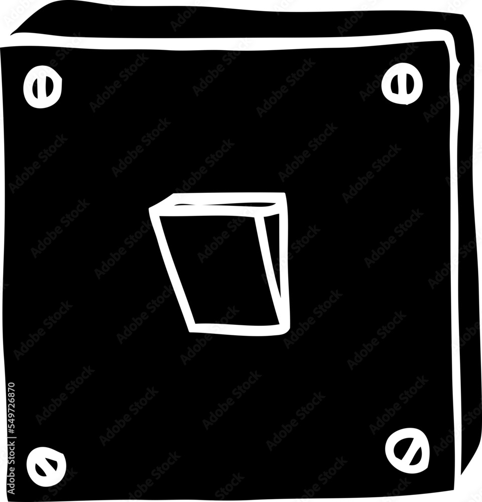 cartoon light switch Stock Vector | Adobe Stock