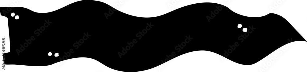 cartoon waving banner Stock Vector | Adobe Stock