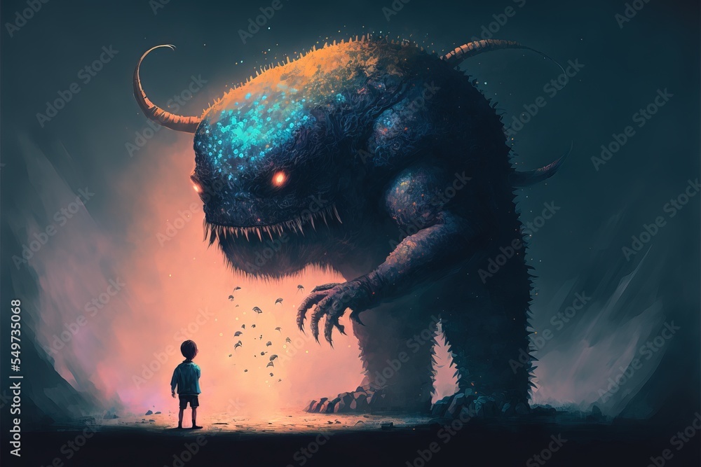 Sky Monster Drawings