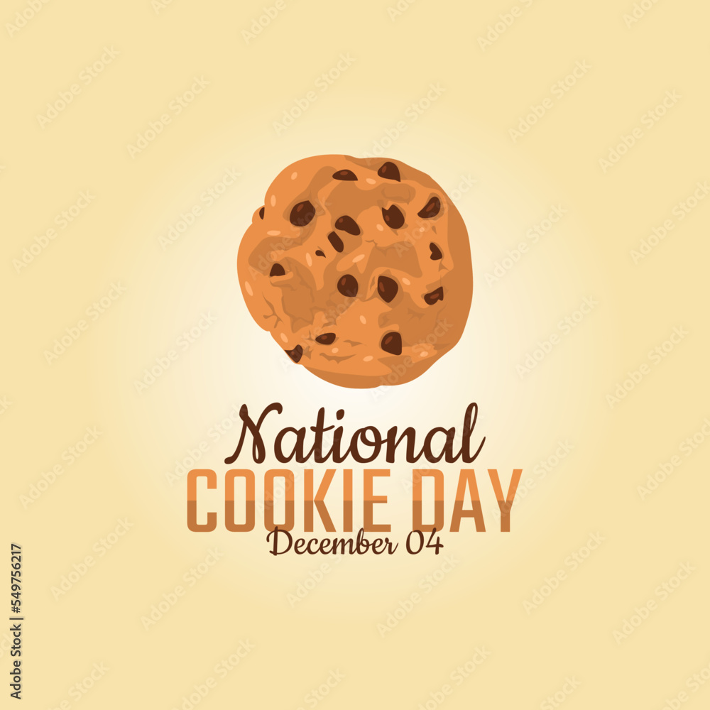 vector graphic of national cookie day good for national cookie day ...