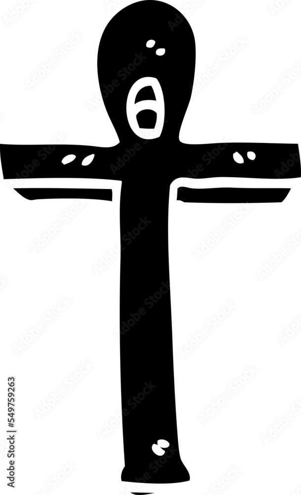 cartoon ankh symbol Stock Vector | Adobe Stock