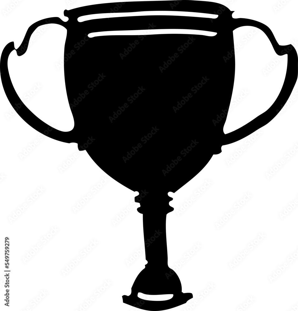 cartoon sports trophy Stock Vector | Adobe Stock
