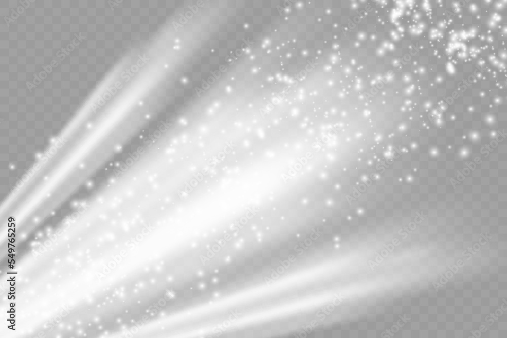 Sunlight a translucent special design of the light effect.Isolated ...