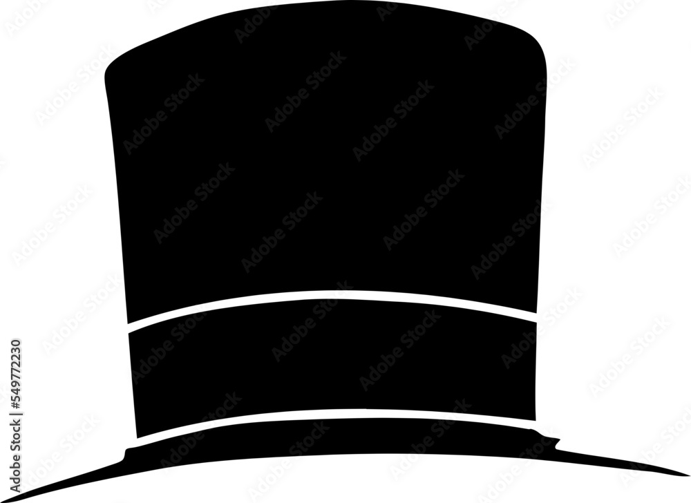 cartoon top hat Stock Vector | Adobe Stock