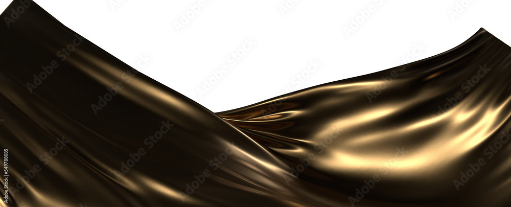 gold cloth, luxury smooth golden background, wave png transparent ...