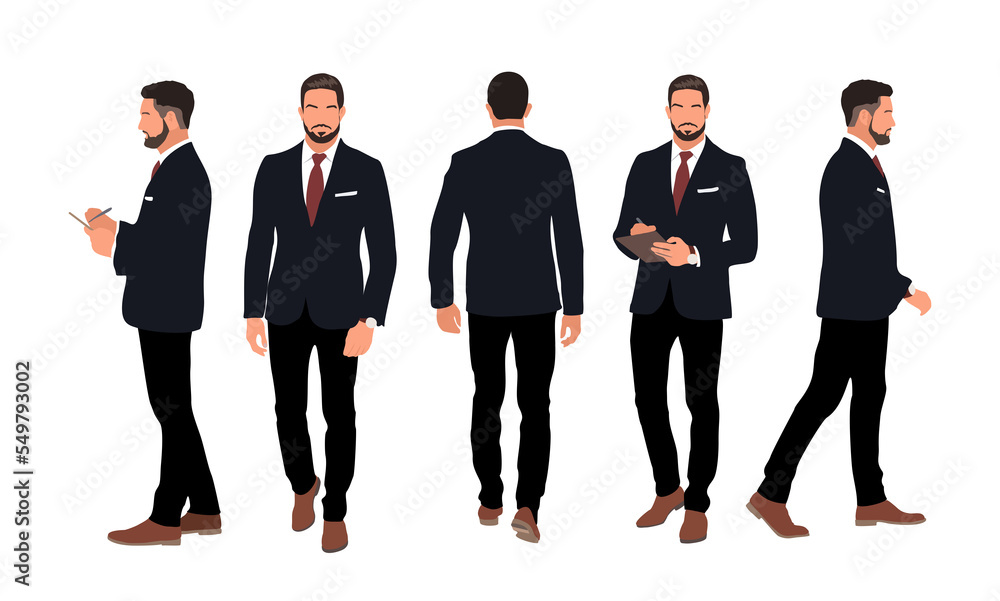 Standing Man Illustration Png