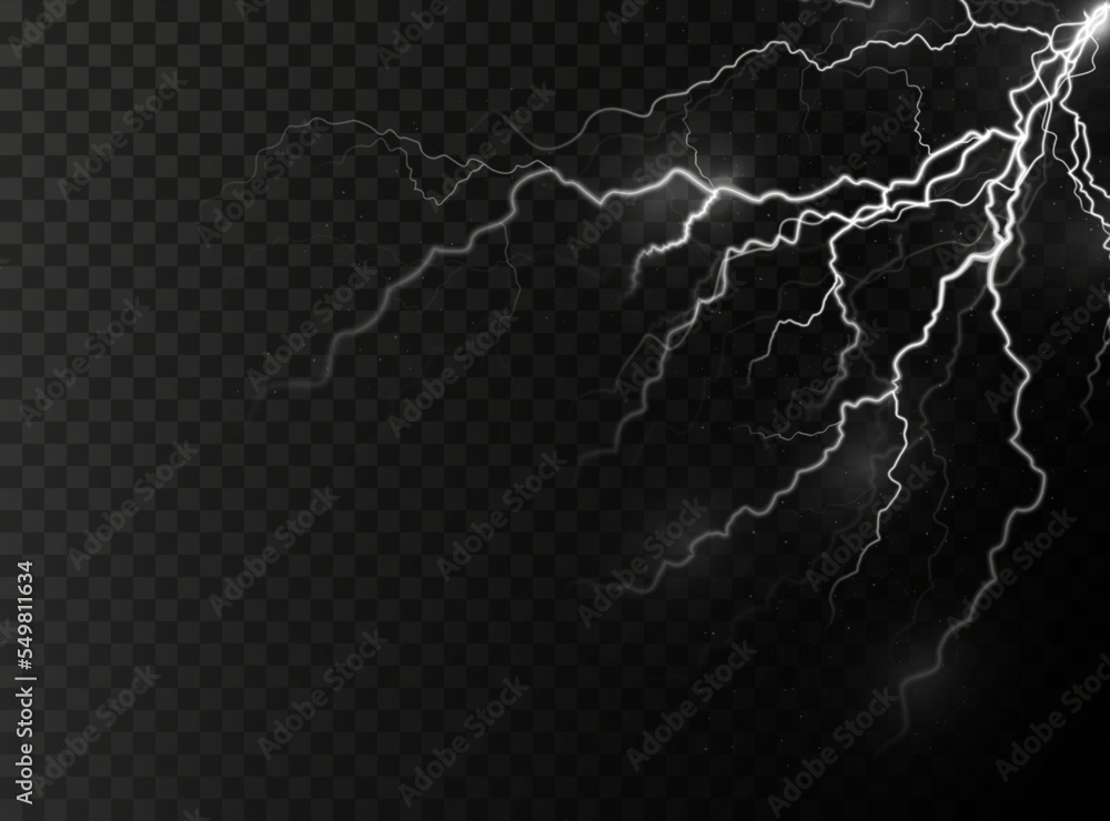 Light white isolated vector lightning png. Magic light abstract lines ...