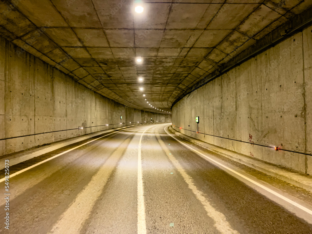 Photo & Art Print simple tunnel passageways and reinforced concrete ...