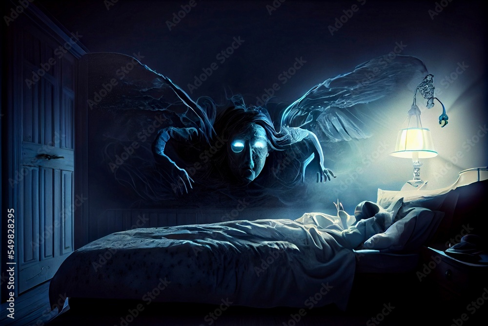 Midjourney abstract render of insomnia Stock Illustration | Adobe Stock