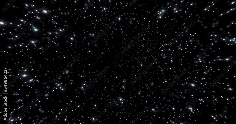 3d rendering. Space background stars. Stock Illustration | Adobe Stock