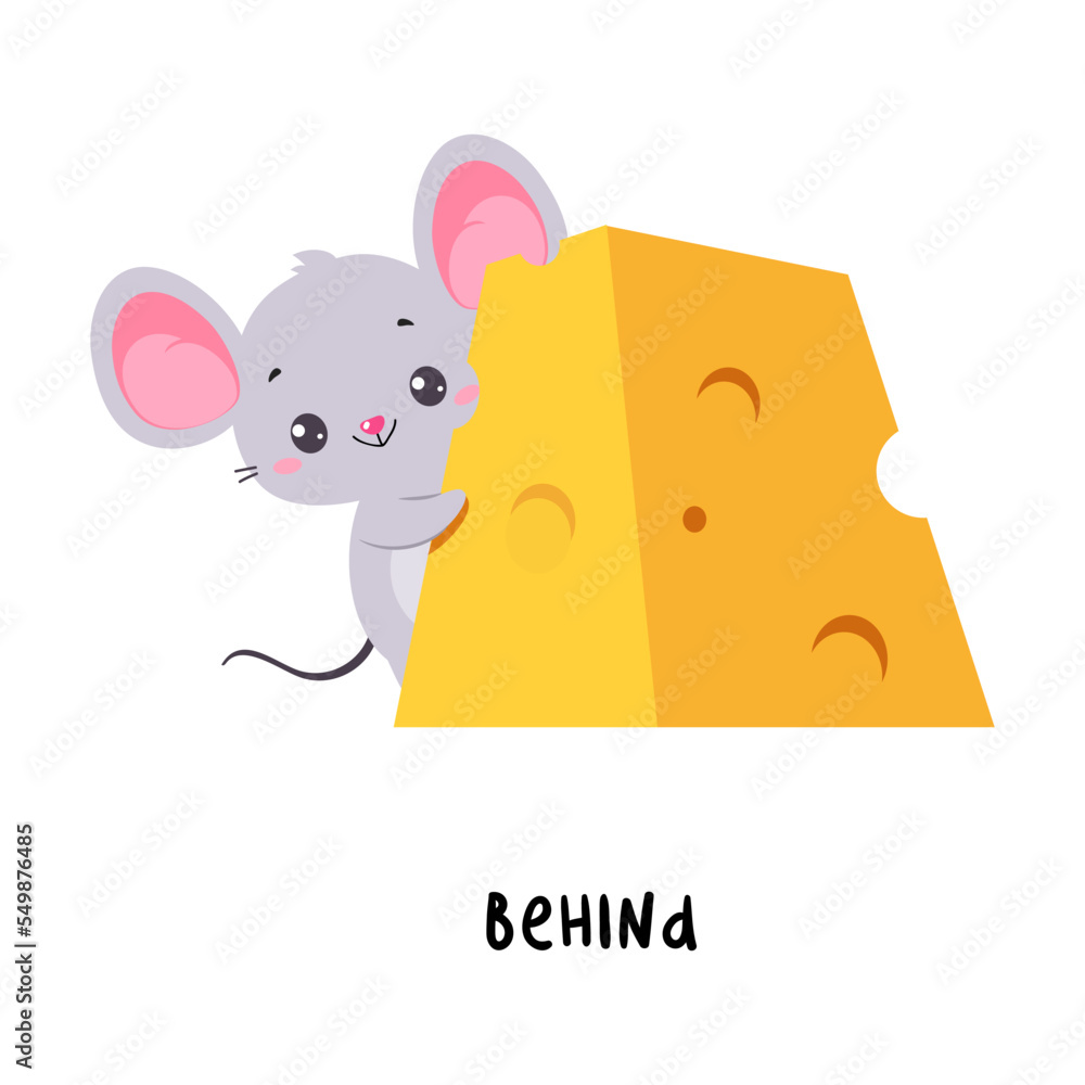 Behind Preposition