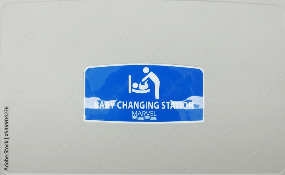 Baby Change Sign, General Signs, Restroom Signs for use in all ...