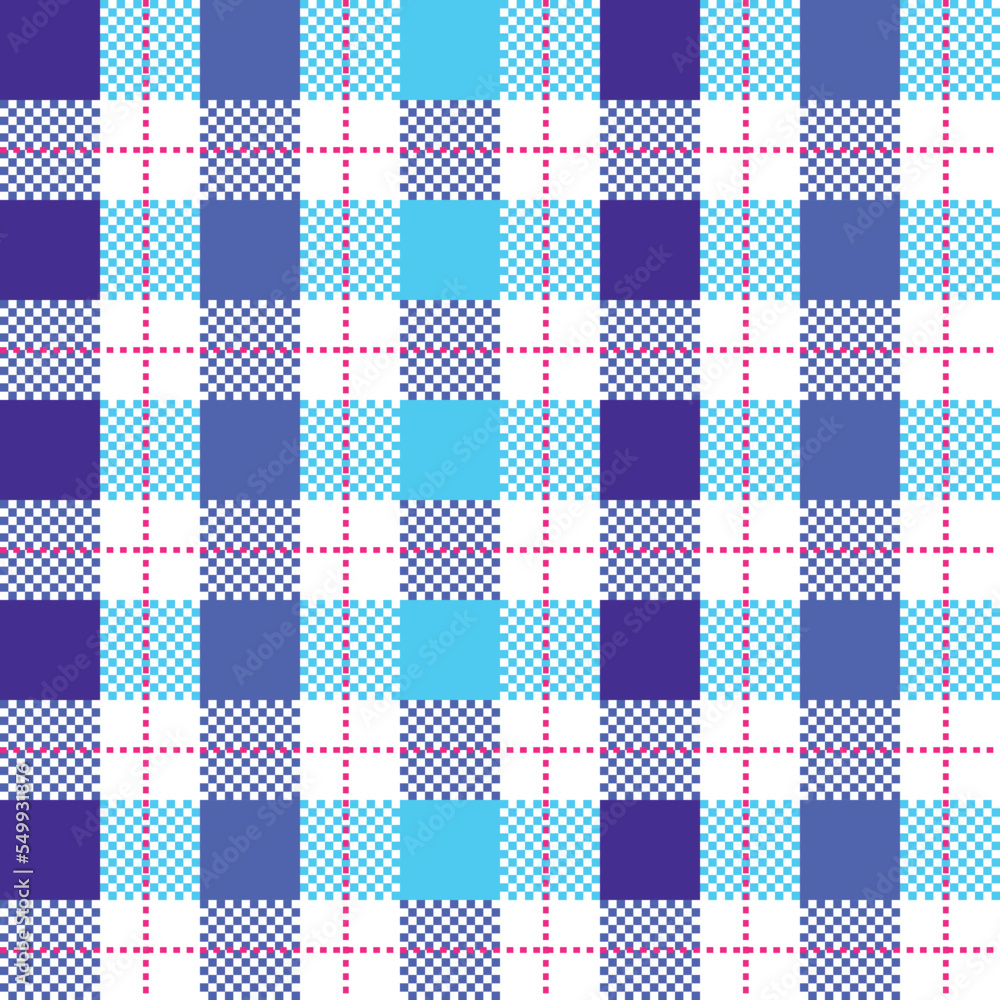 Winter color checkered background, plaid texture seamless pattern ...