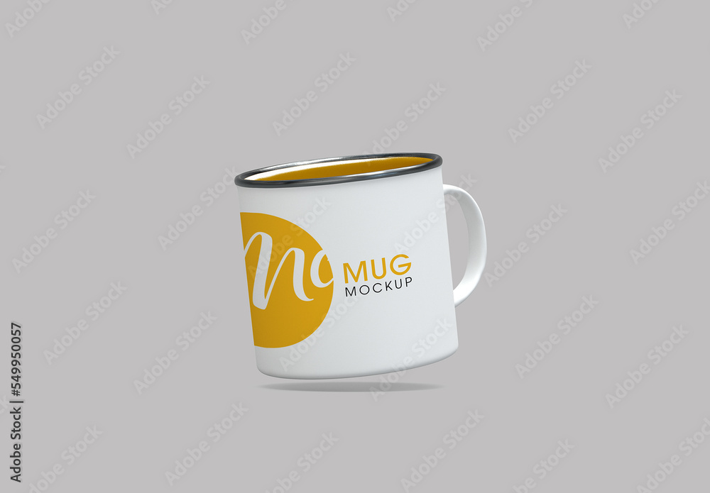 Floating Mug Mockup Stock Template | Adobe Stock