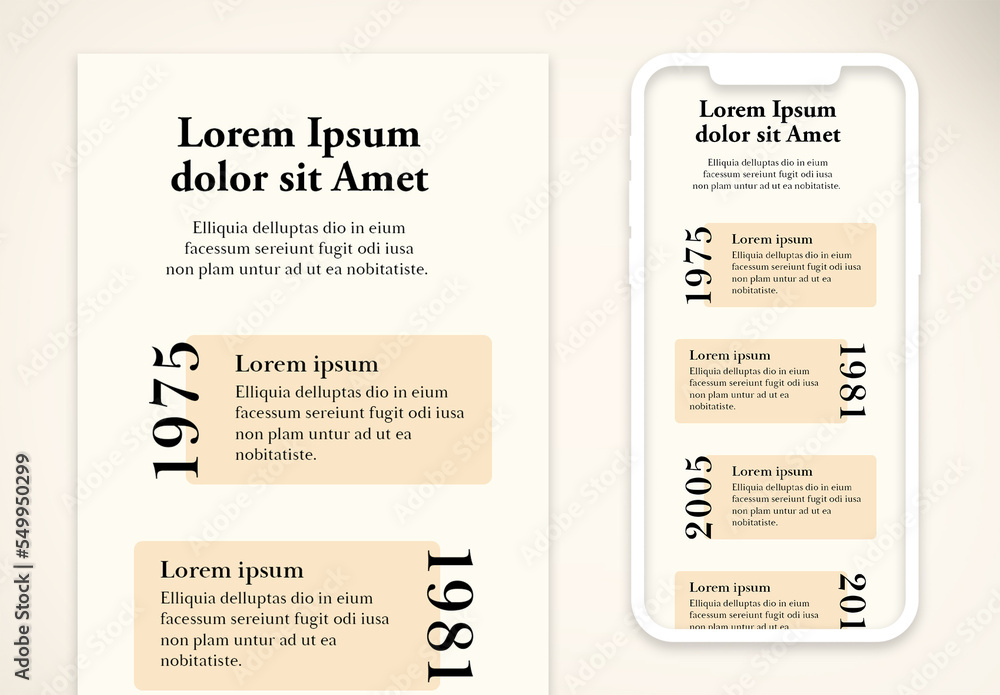 Infographic Roadmap and Timeline of Historical Events Stock Template ...