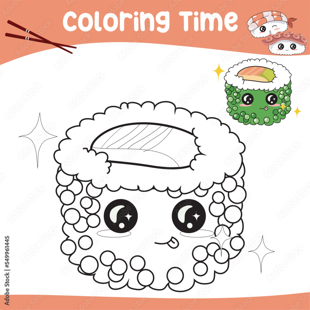 Coloring page for children. Educational printable coloring worksheet ...