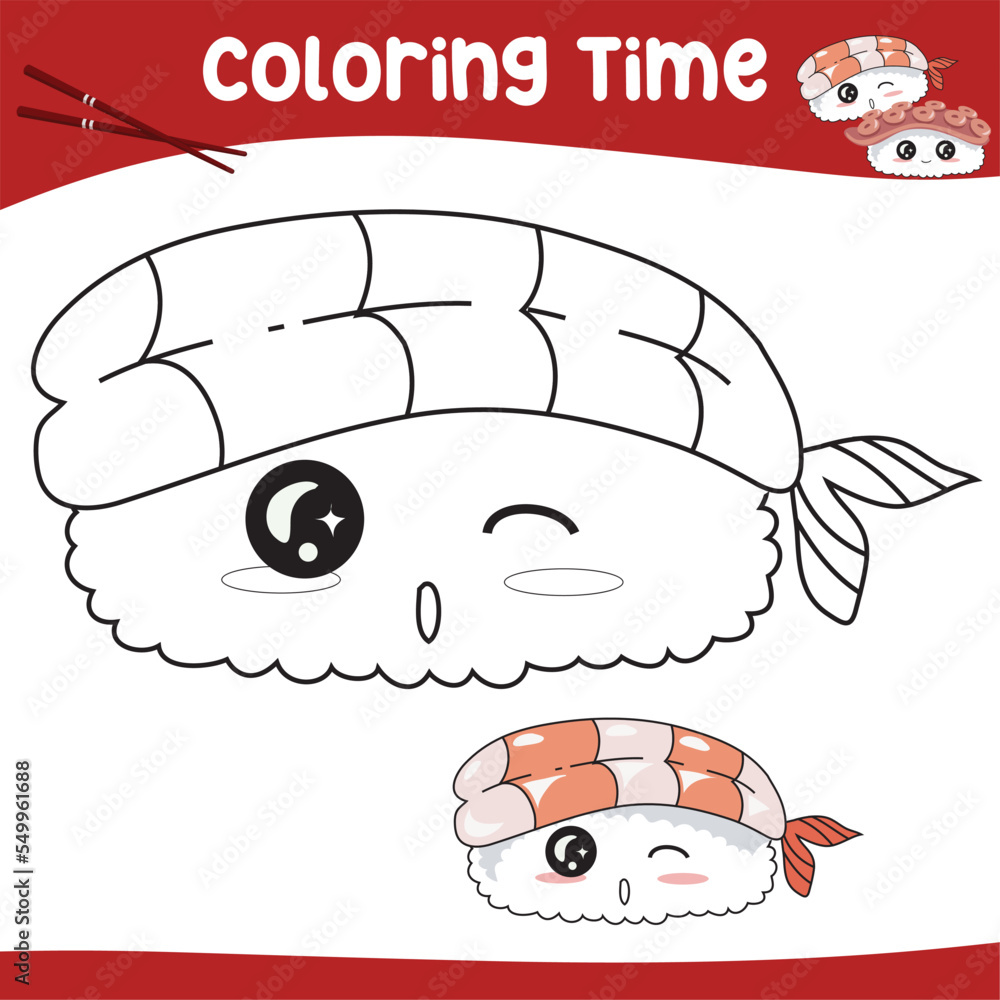 Coloring page for children. Educational printable coloring worksheet ...