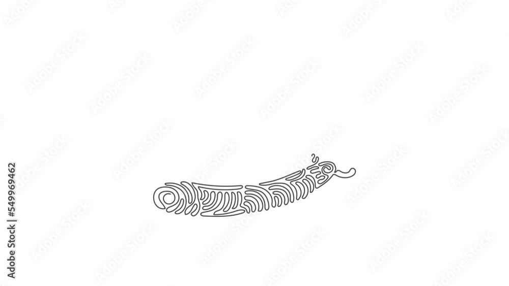 Animated self drawing of single continuous line draw Shaving razor ...