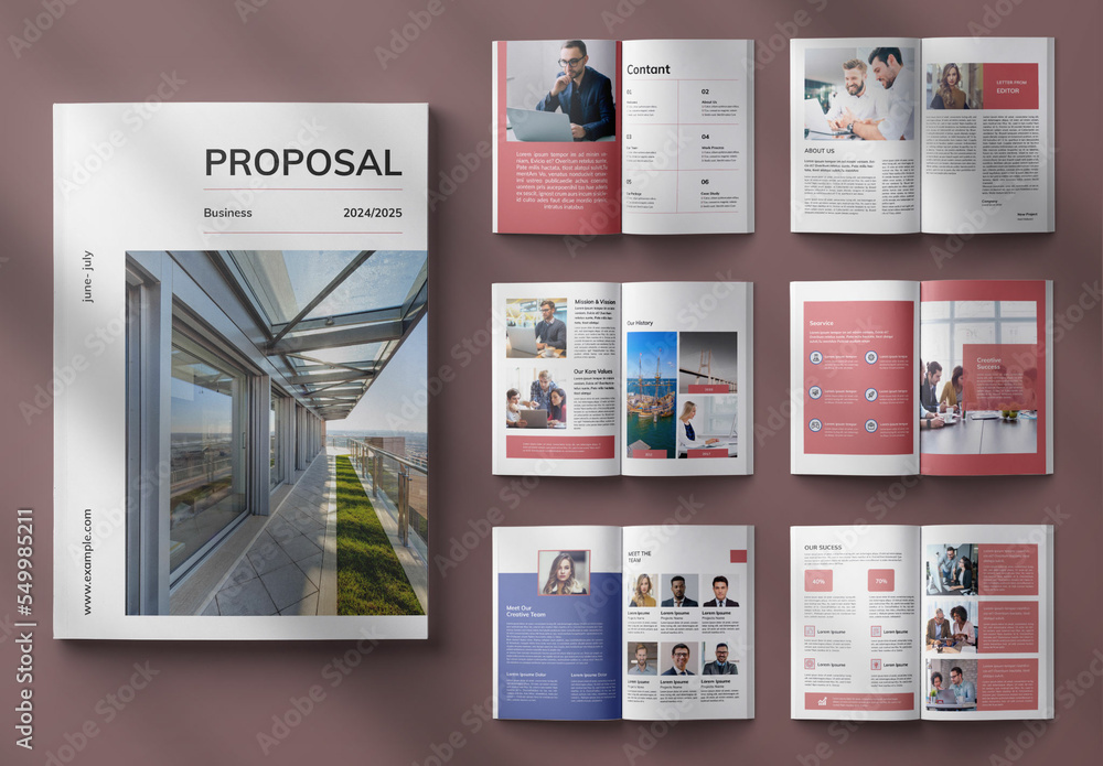 Proposal Layout Stock Template | Adobe Stock