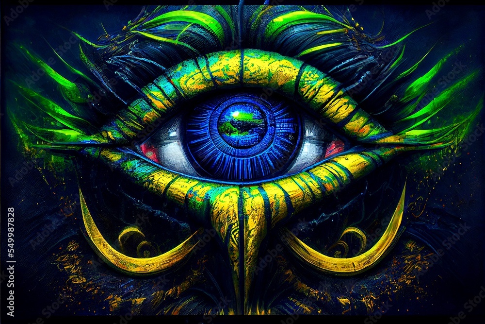 Midjourney render of abstract art wallpaper Stock Illustration | Adobe ...