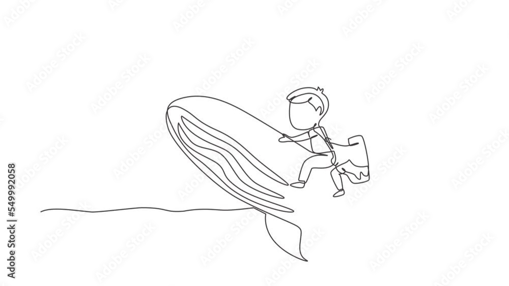 Self drawing animation of single line draw boy and girl riding blue ...