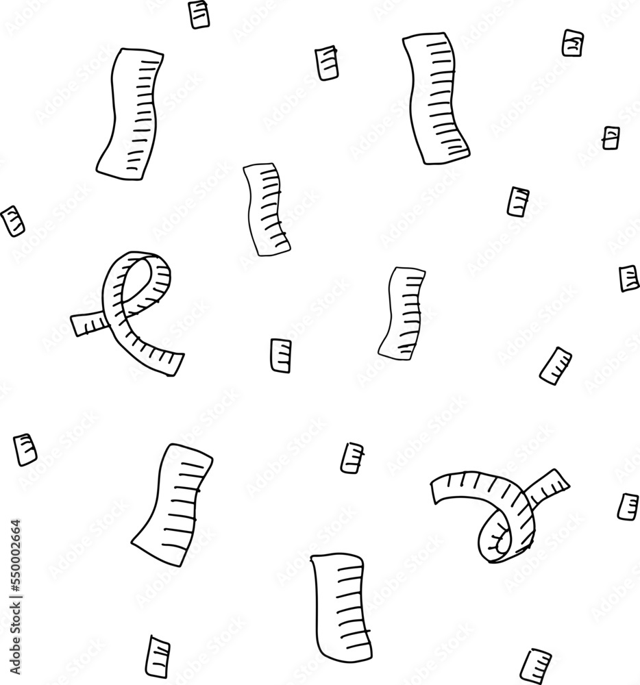 Hand Drawn confetti Stock Vector | Adobe Stock